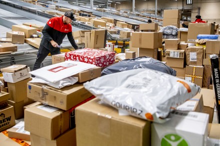 Employees Parcel Service Dpd Sort Parcels Editorial Stock Photo - Stock ...