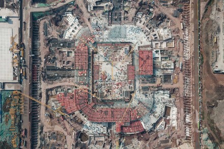 Aerial View Guangzhou Evergrande Football Stadium Editorial Stock Photo ...