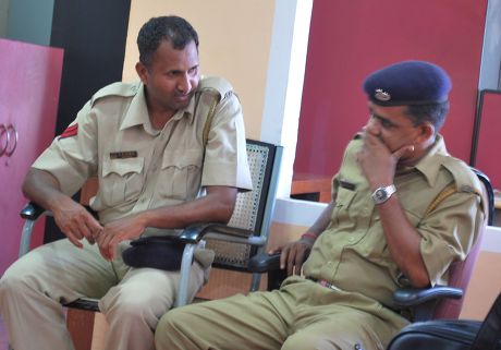 Indian Police Constable Haris Chand Gawas Editorial Stock Photo - Stock ...