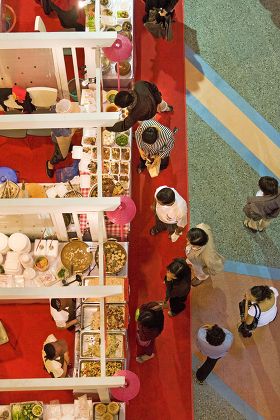 Restaurants Food Area Central Airport Plaza Editorial Stock Photo ...