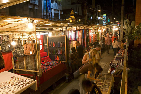 Kalare Night Bazaar Chiang Mai Thailand Editorial Stock Photo - Stock ...