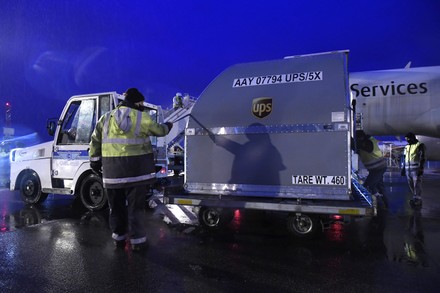 Container with Pfizer-BioNTech COVID-19 vaccine arrives at Budapest ...