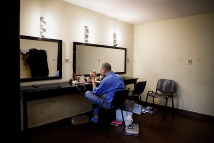 Dyslexia Nelson Viveros Puts On Makeup Editorial Stock Photo - Stock ...