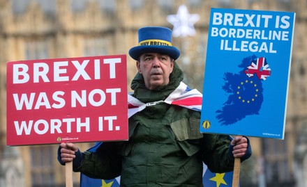 __COUNT__ Brexit one man protest., Westminster, London, UK - 30 Dec ...