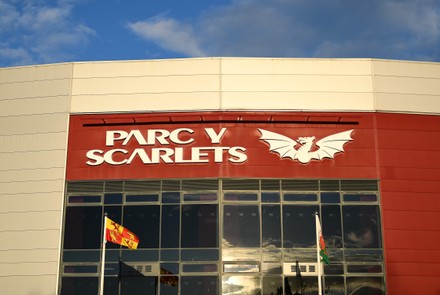 Scarlets Vs Dragons General View Parc Editorial Stock Photo - Stock ...