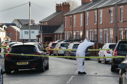 Scene Crime Officer Soco Collects Photographs Editorial Stock Photo ...