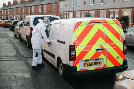 Scene Crime Officer Soco Collects Photographs Editorial Stock Photo ...