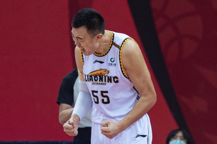 Han Dejun Liaoning Flying Leopards Reacts Editorial Stock Photo - Stock ...