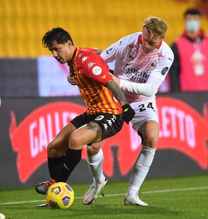 Italy Benevento Football Serie a Benevento vs Ac Milan - 03 Jan 2021 ...