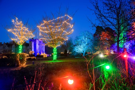 Stunning Christmas Light Display Photographed Hever Editorial Stock ...