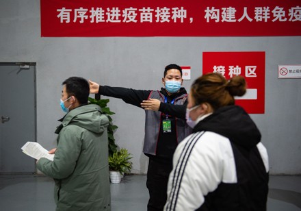 Mr Wu L Steps Into Inoculation Editorial Stock Photo - Stock Image ...