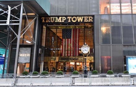 Exterior View Trump Tower Manhattan Editorial Stock Photo - Stock Image ...
