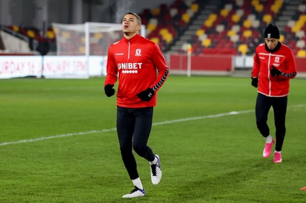 Nathan Wood 15 Middlesbrough Warms During Editorial Stock Photo - Stock ...