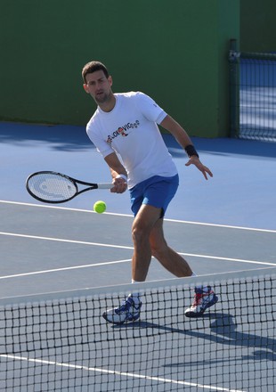 novak djokovic's training session marbella Stock Photos (Exclusive ...