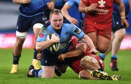 Ethan Lewis Cardiff Blues Takes On Editorial Stock Photo - Stock Image ...