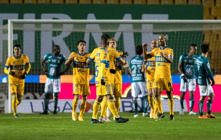 Tigres Uanl Players Celebrate Goal During Editorial Stock Photo - Stock ...