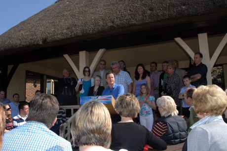 David Cameron Launching Old Persons Manifesto Editorial Stock Photo ...