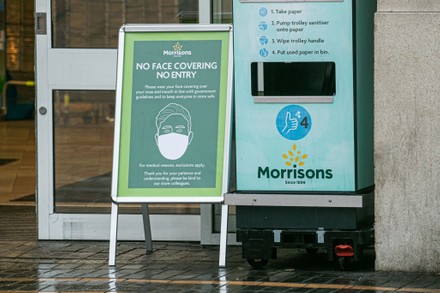 Sign Says No Face Covering No Editorial Stock Photo - Stock Image ...