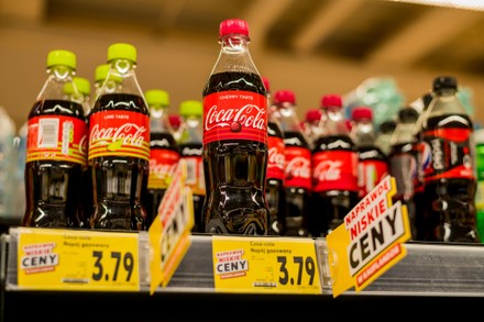 Bottles Cocacola Drinks Seen Supermarket New Editorial Stock Photo ...