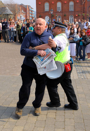 Veteran Socialist Campaigner Andrew Fitton Holding Editorial Stock ...