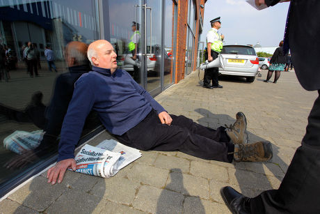 Veteran Socialist Campaigner Andrew Fitton Holding Editorial Stock ...