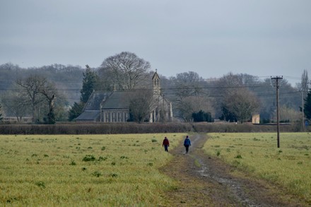 People Out Countryside Getting Their Daily Editorial Stock Photo ...