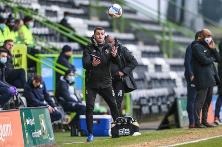 Port Vale Manager Danny Pugh During Editorial Stock Photo - Stock Image ...