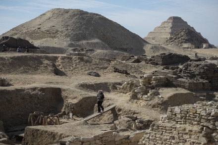 Woman Walking Newly Discovered Funerary Temple Editorial Stock Photo ...