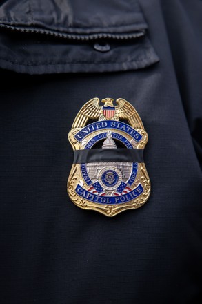 Capitol Police Wear Black Sash Over Editorial Stock Photo - Stock Image ...