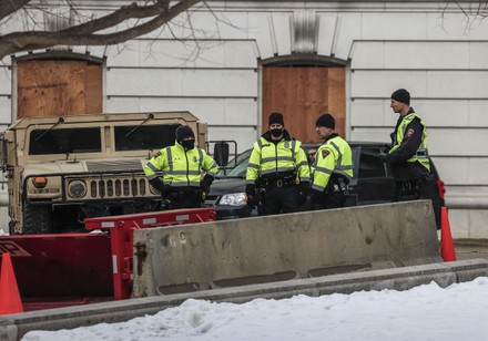 Wisconsin State Patrol Officers Stand Near Editorial Stock Photo ...