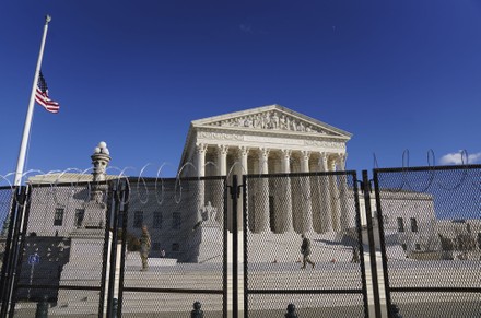 Barbed Wire Seen Surrounding United States Editorial Stock Photo ...