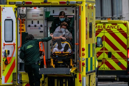 Ambulances Arrive Accident Emergency Department Drop Editorial Stock ...