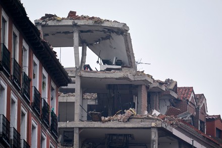 Gas explosion in Madrid, Spain - 20 Jan 2021 Stock Pictures, Editorial ...