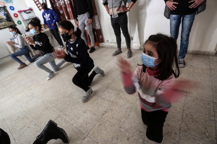 Palestinian Youth Perform Traditional Dance Dabke Editorial Stock Photo ...