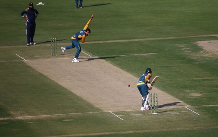 Pakistani Bowler Faheem Ashraf C Team Editorial Stock Photo - Stock ...