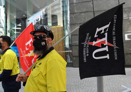 Members Electrical Trades Union Etu Seen Editorial Stock Photo - Stock ...