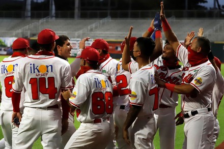 Players Criollos De Caguas Celebrate After Editorial Stock Photo ...