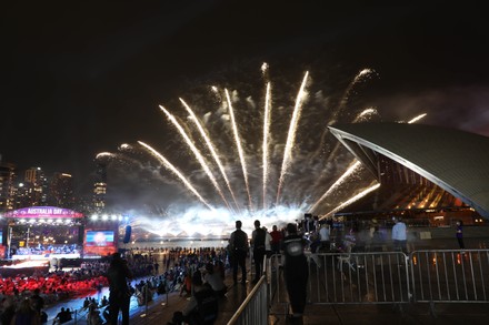 Finale Lighting Fireworks Display Editorial Stock Photo - Stock Image ...