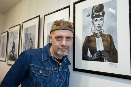 Fred Beltran, cartoonist, illustrator and musician, Paris, France - 26 ...