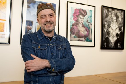 Fred Beltran Cartoonist Illustrator Musician He Editorial Stock Photo ...