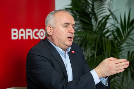 Barco Ceo Jan De Witte Pictured Editorial Stock Photo - Stock Image ...