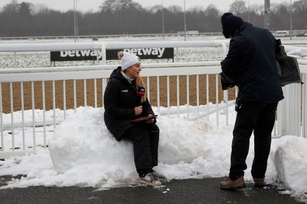 Hayley Moore Working Sky Sports Racing Editorial Stock Photo - Stock ...