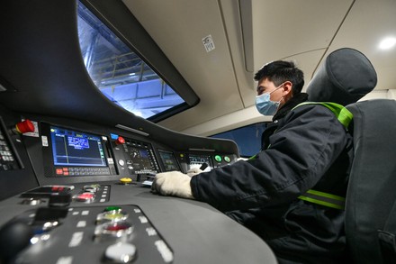 Train Driver Tests Function Bullet Train Editorial Stock Photo - Stock ...