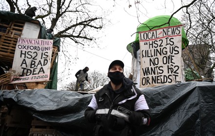 Hs2 Rebellion Protest Camp Euston Square Editorial Stock Photo - Stock ...