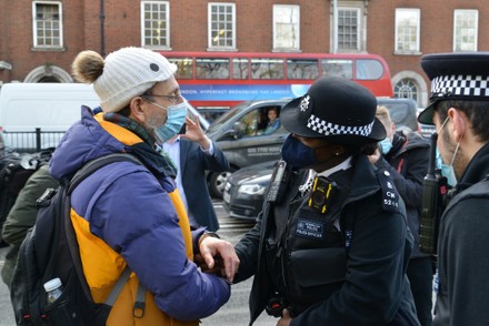 Protester Stophs2 Rebellion Arrested Handcuffed By Editorial Stock ...