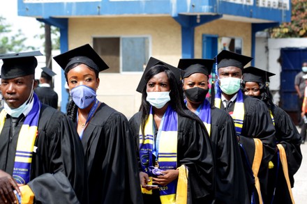 Student Parade During Their Graduation Ceremony Editorial Stock Photo ...