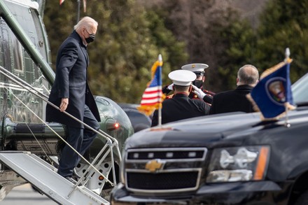 US President Joe Biden visits Walter Reed National Military Medical ...