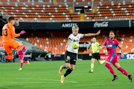 Valencia Vs Elche in Valencia, Spain - 30 Jan 2021 Stock Pictures ...