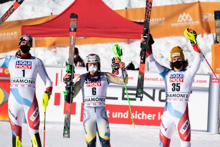 Second Placed Switzerlands Ramon Zenhaeusern Winner Editorial Stock ...