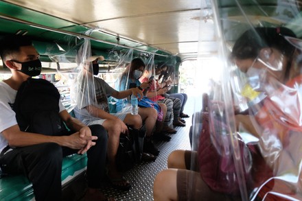 Passenger Prepares Ride Modified Traditional Jeepney Editorial Stock ...